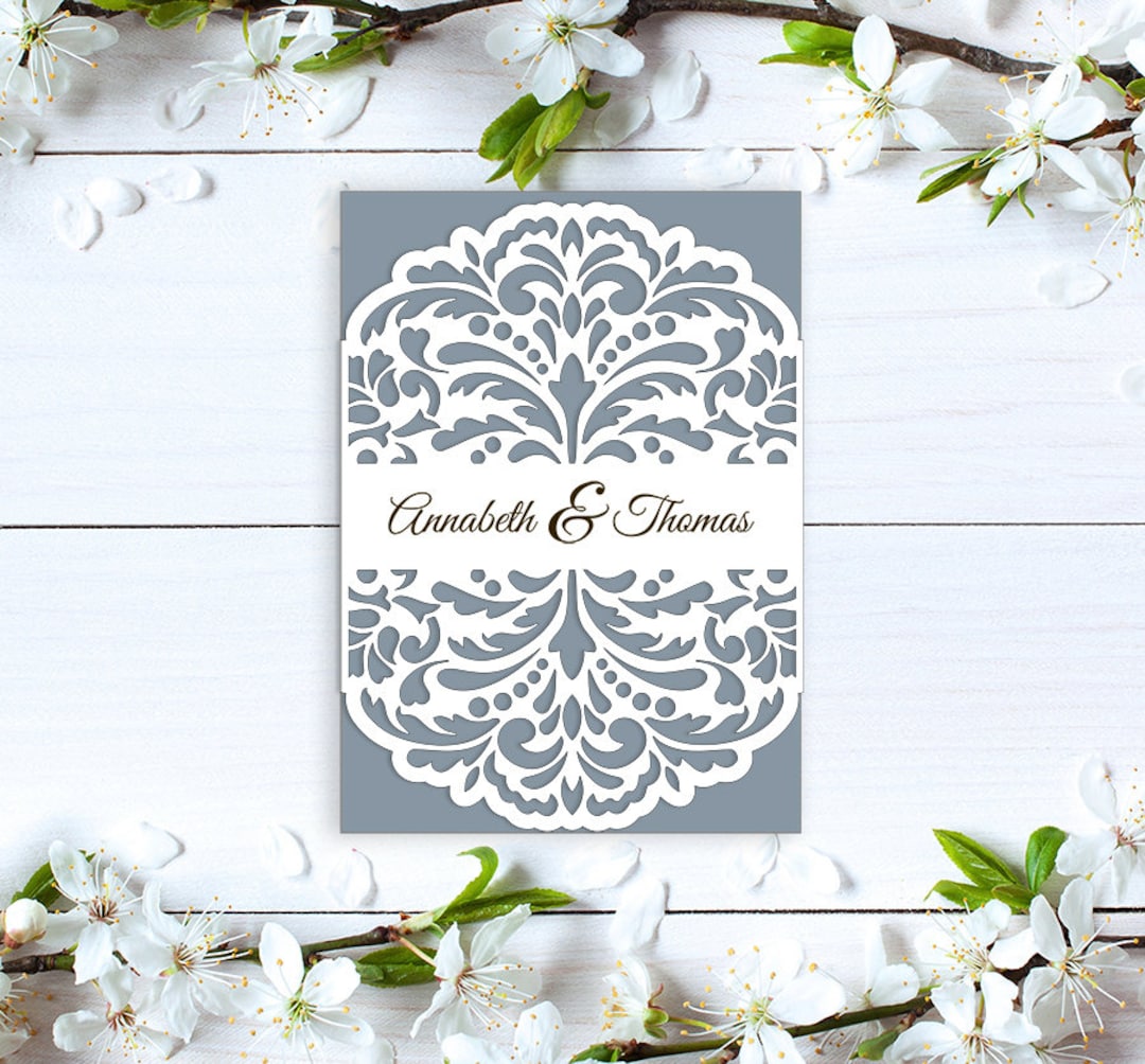 Belly Band Template - SVG, DXF, Ai, CRD, Eps - Laser Paper Cut ...