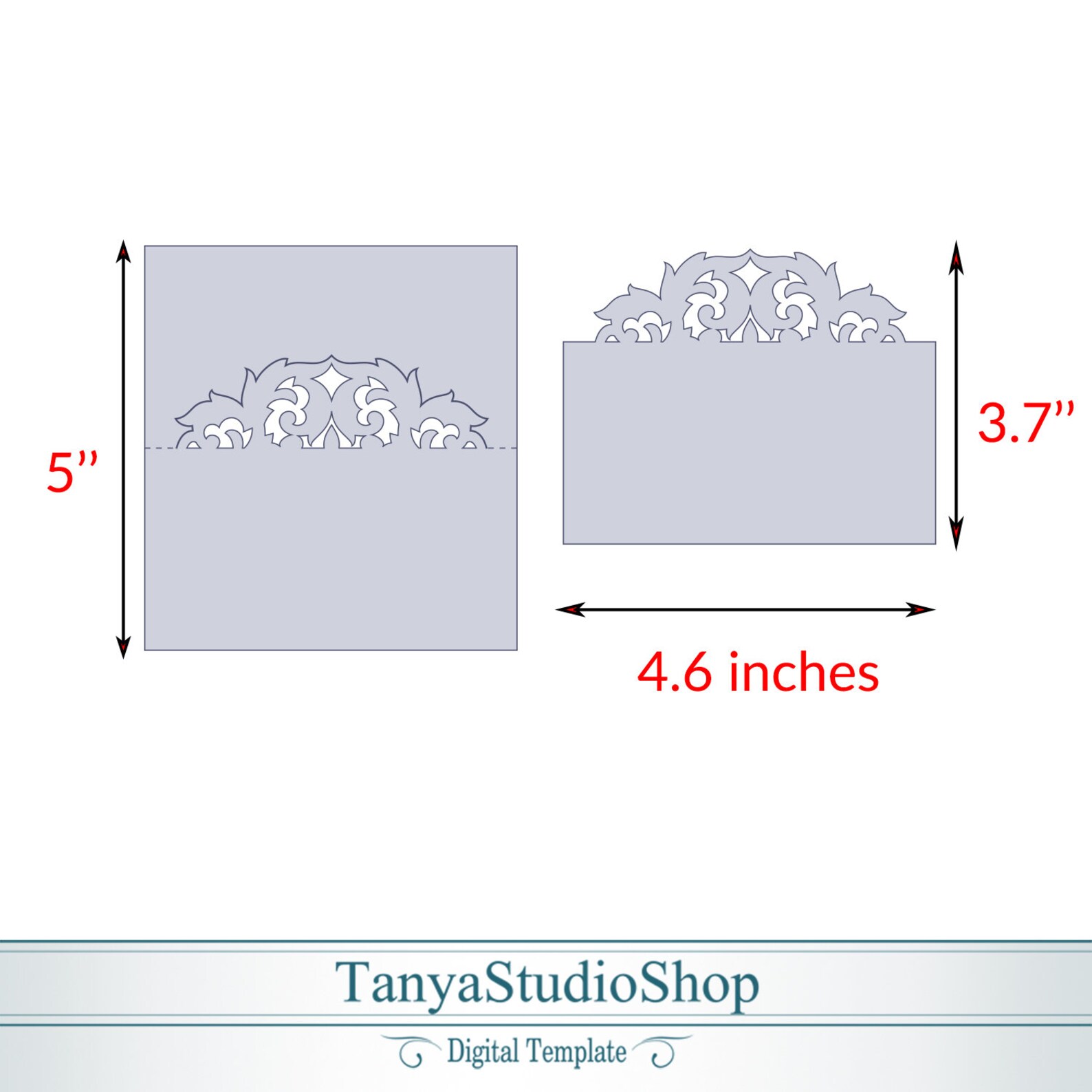 Big Invitation Set SVG Ai CRD Eps Studio3 Cricut | Etsy