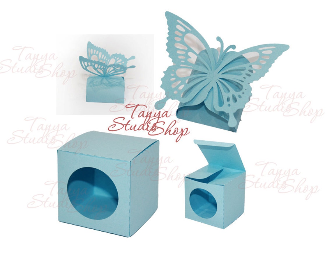 6 Basic Boxes SVG Studio3 Dxf Eps Ai Cdr Commercial | Etsy