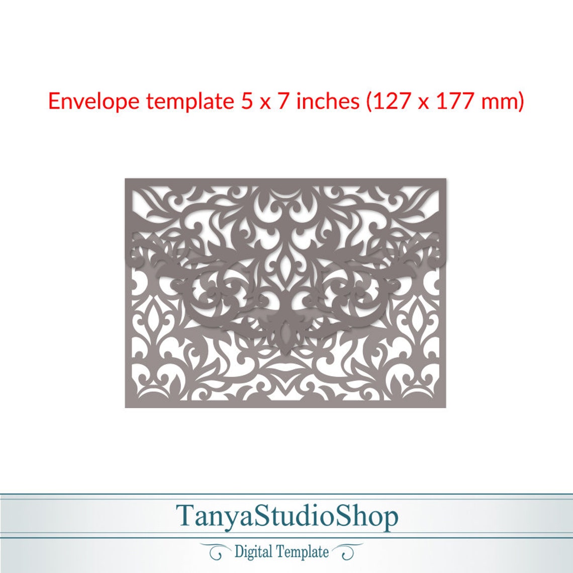 Wedding Invitation SVG Studio Ai CRD Eps Vintage Lace - Etsy