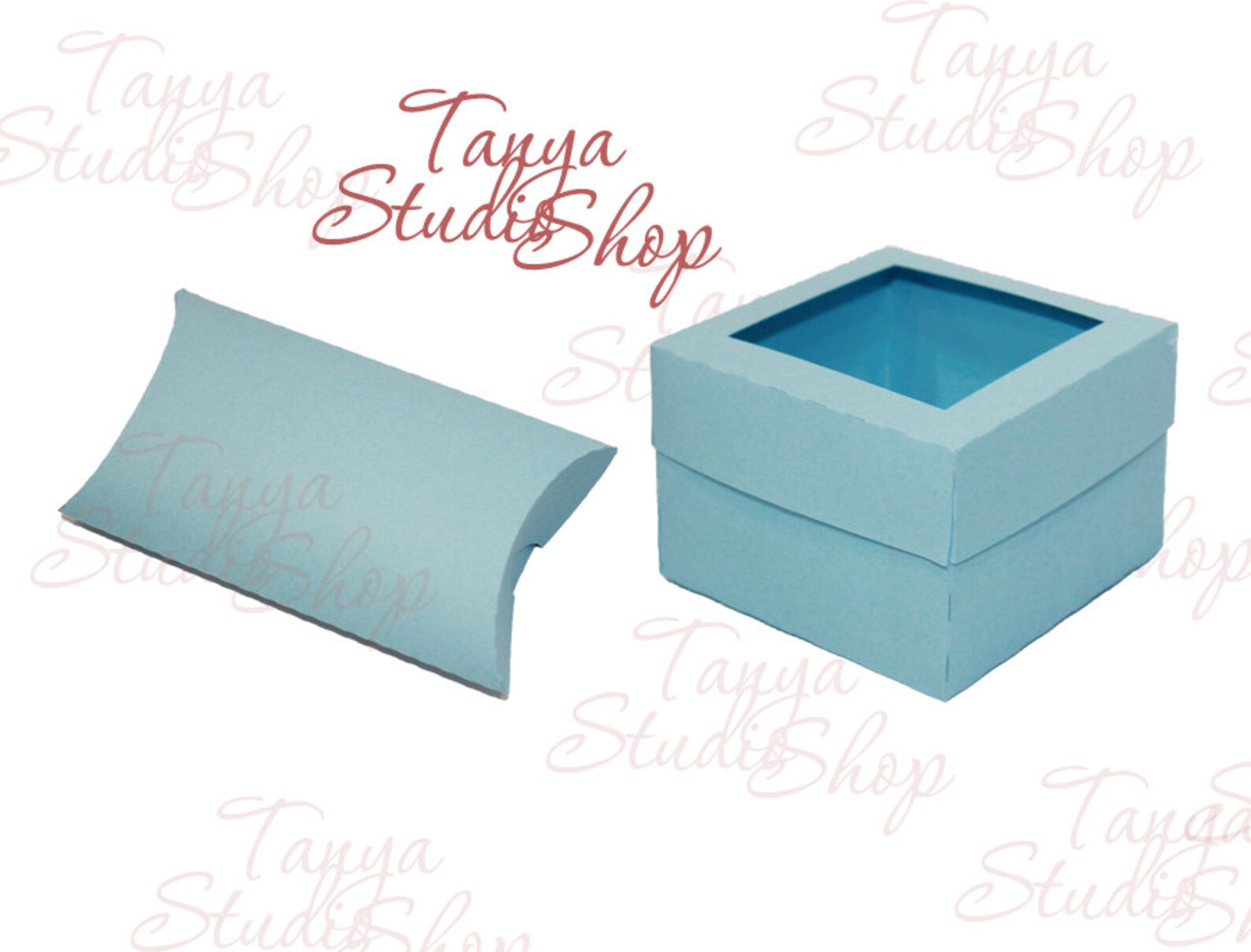 6 Basic Boxes SVG Studio3 Dxf Eps Ai Cdr Commercial - Etsy