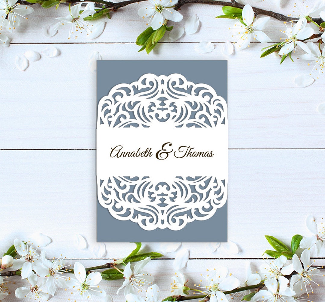 Belly Band Template - SVG, DXF, Ai, CRD, Eps - Laser Paper Cut ...