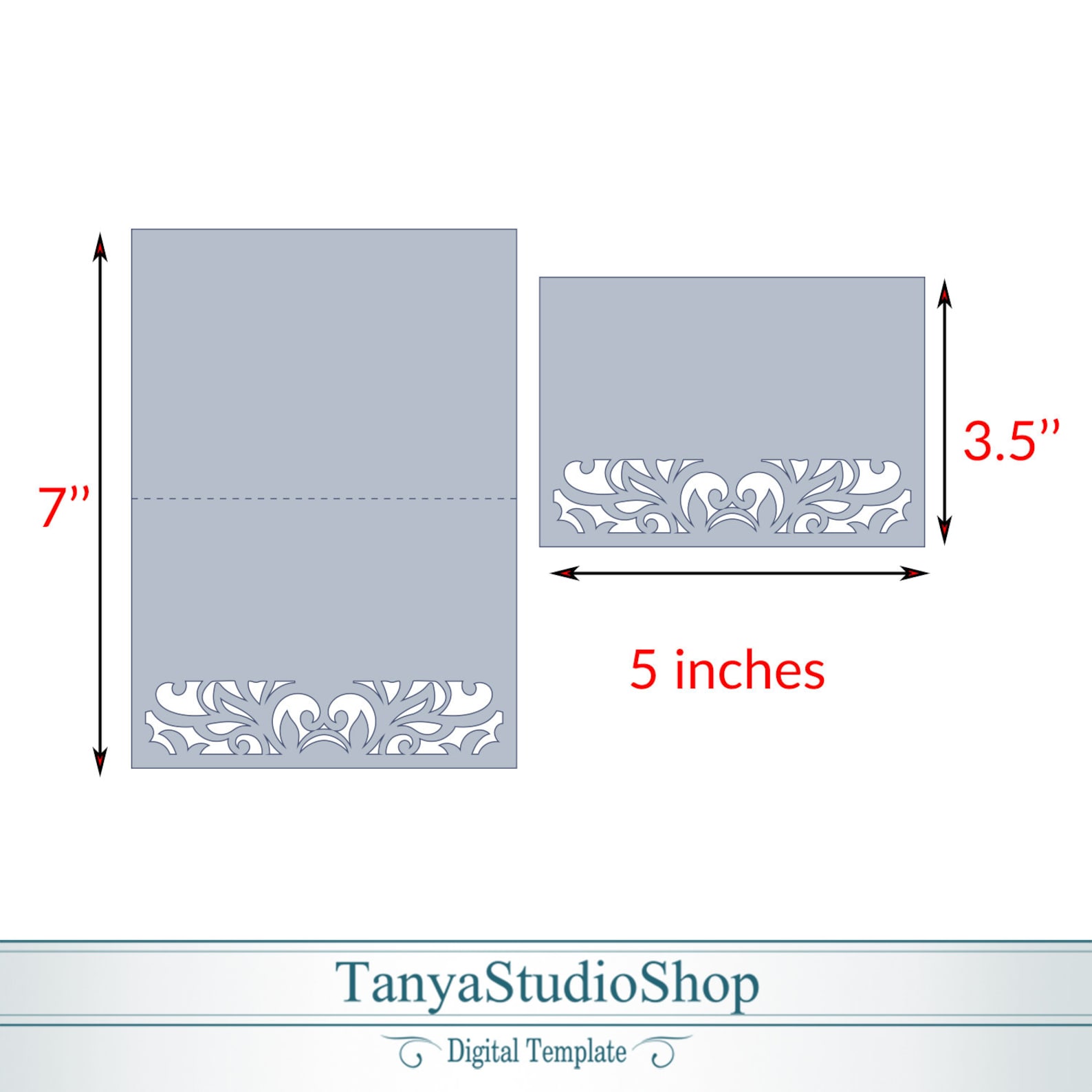 Big Invitation Set SVG ai CRD eps studio3 Cricut | Etsy