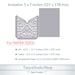5x7'' Invitation Template - SVG, Ai, CRD, Eps, Pdf - Laser Cut Template ...