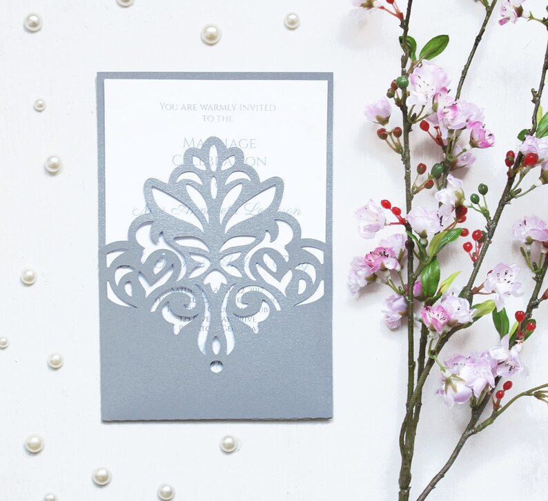  5x7 Pocket Invitation Template SVG Ai CRD Eps Etsy