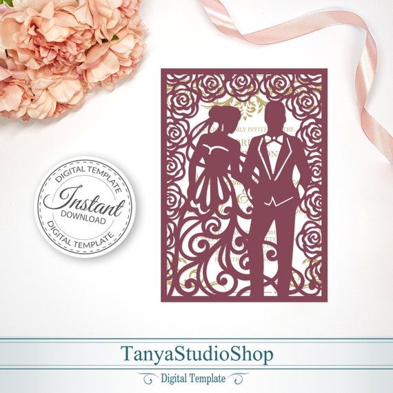 5x7'' Invitation Template SVG Ai CRD Eps Pdf - Etsy UK
