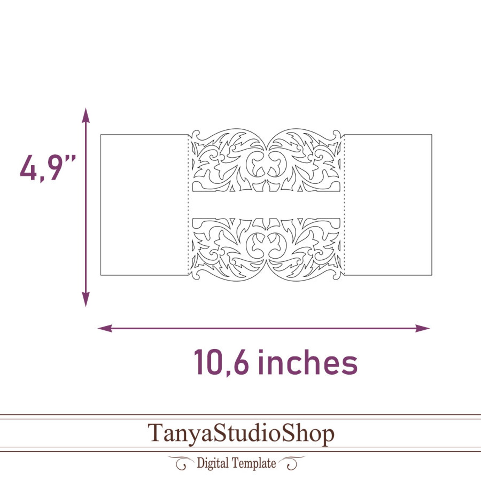 Big Invitation Set SVG Ai CRD Eps Studio3 Cricut | Etsy