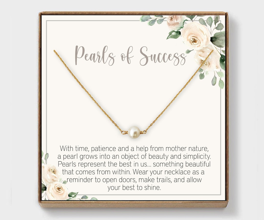 New Grad Gift, for Daughter, Real Pearl Necklace, Graduation 2021 ...