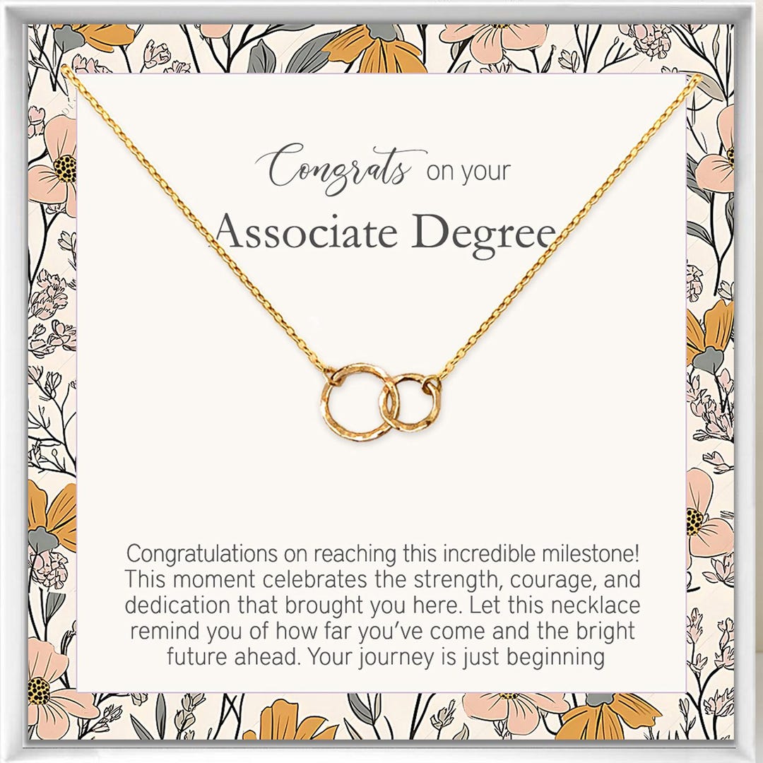 Associate Degree, Graduation Gift, Gift for Friend, College Graduation ...