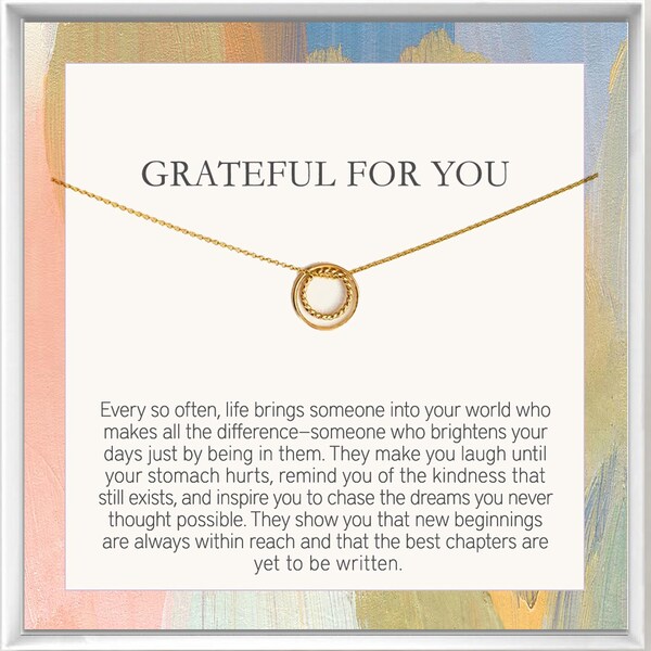 Gratitude Necklace - Etsy