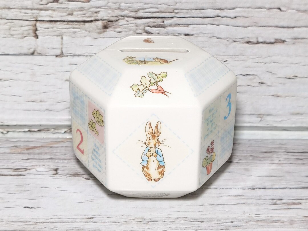 Peter Rabbit Money Bank, Wedgwood Money Box, Numbers Learning, Kids ...