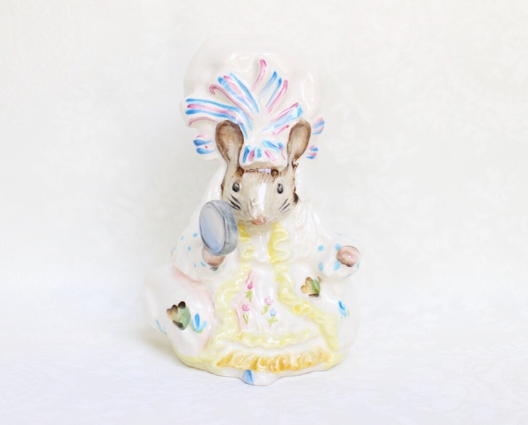 Beswick Lady Mouse, Beatrix Potter Lady Mouse Figurine, Vintage 1951 ...