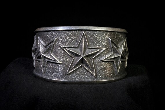 Navajo five star bracelet by Aaron Anderson - Gem
