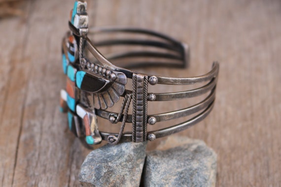 Vintage Zuni Knifewing Bracelet - Gem