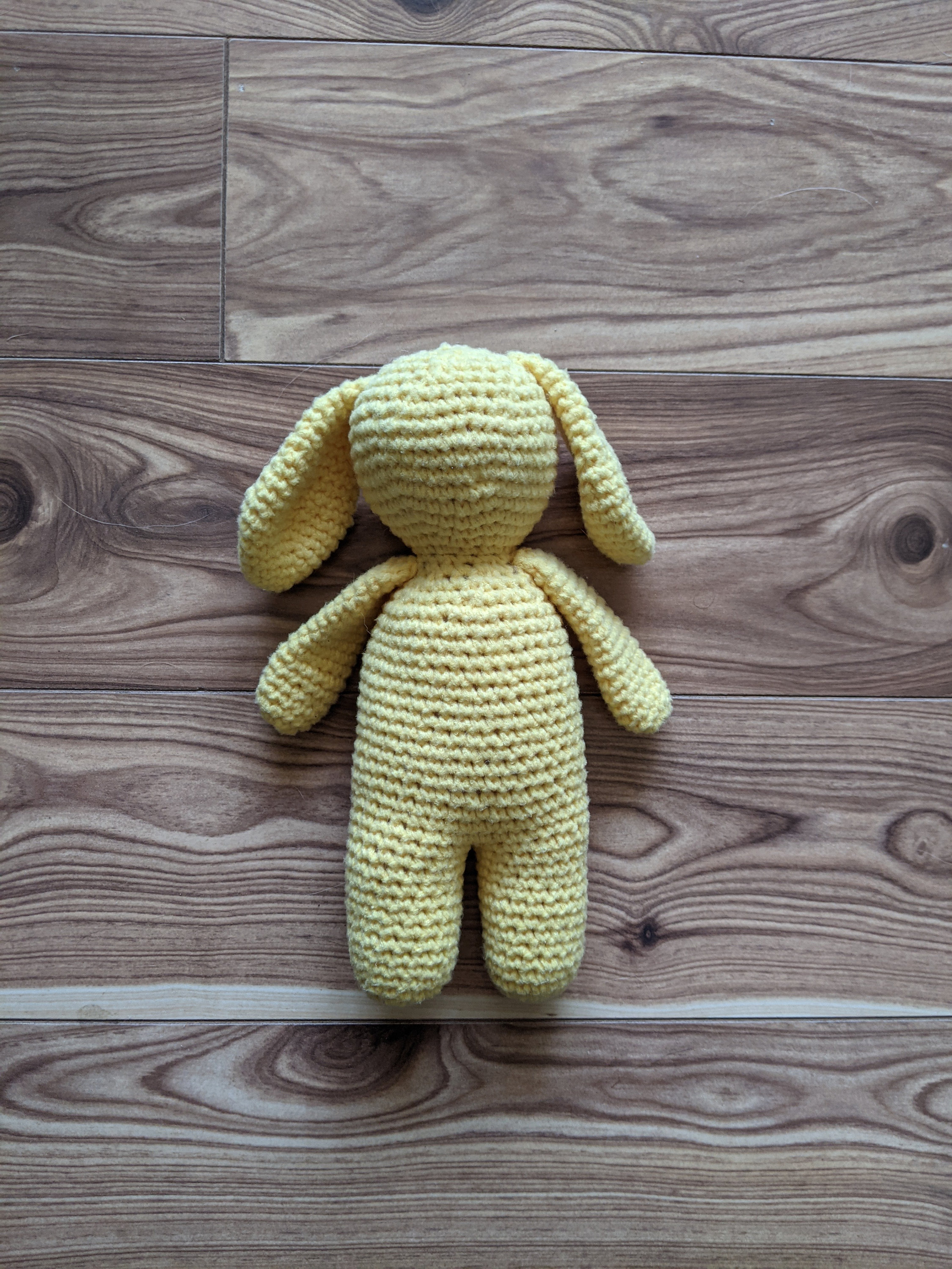 Yellow Crochet Bunny Stuffed Animal - Etsy
