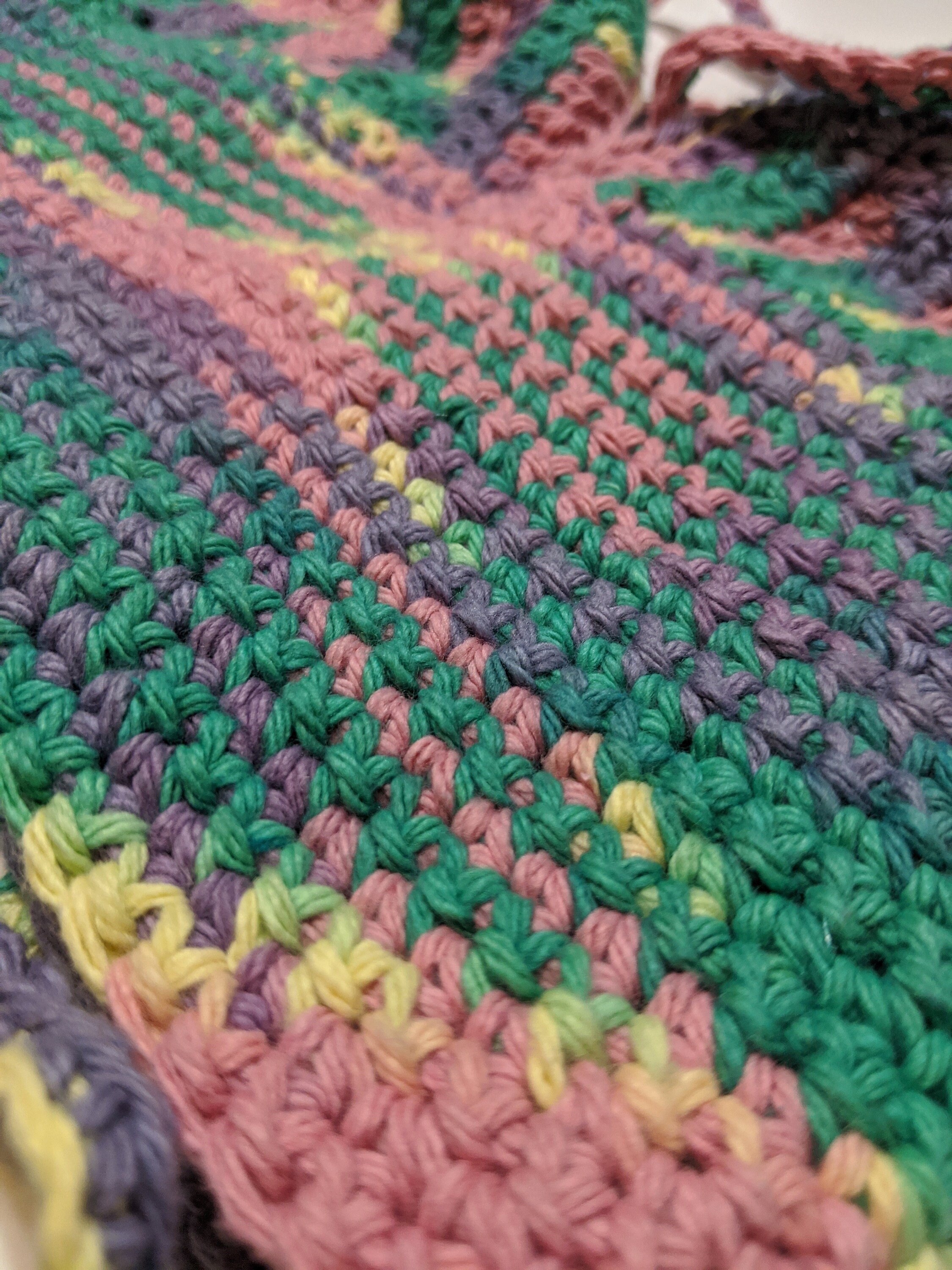 Hand Crochet Rainbow Bralette Size S/M - Etsy UK