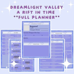 A Rift in Time Dreamlight Valley Expansion: Full Planner - Etsy
