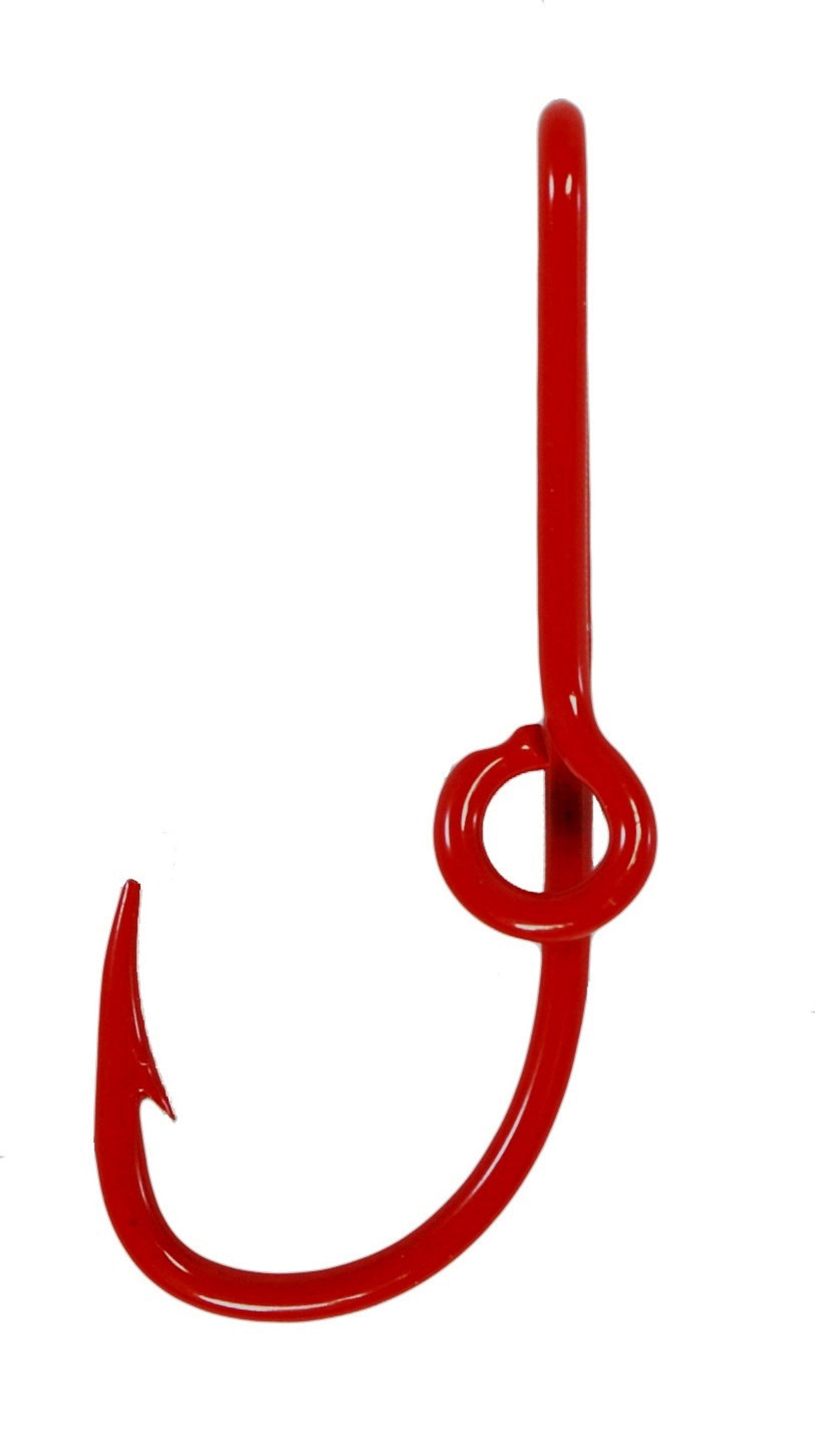 Candy Apple Red Powder Coated Fish Hook for Cap Brim or Bill - Hat Pin ...