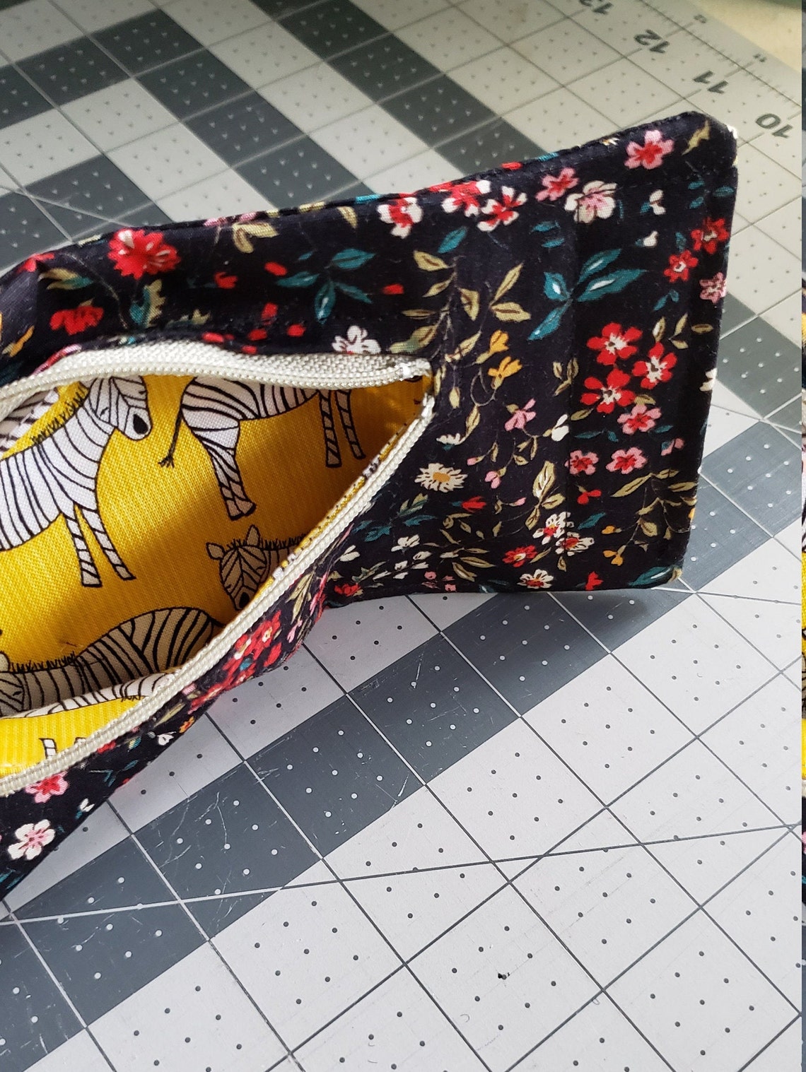 Pūlima Zipper Wrist Wallet Gold Black White Zebras & Mini - Etsy