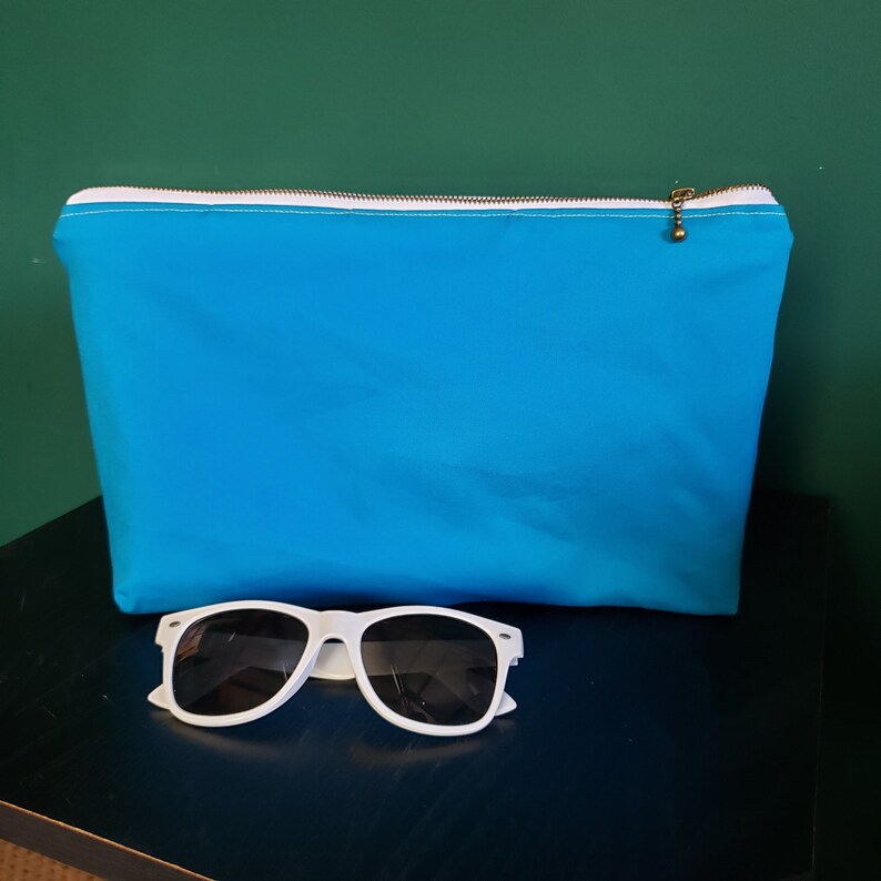 Upcycle Zipper Rice Bag Yellow Red White Turquoise - Etsy