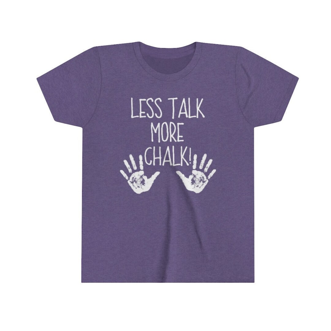 Less Talk More Chalk Gymnastics Shirt, Girls Gymnastics Shirt ...