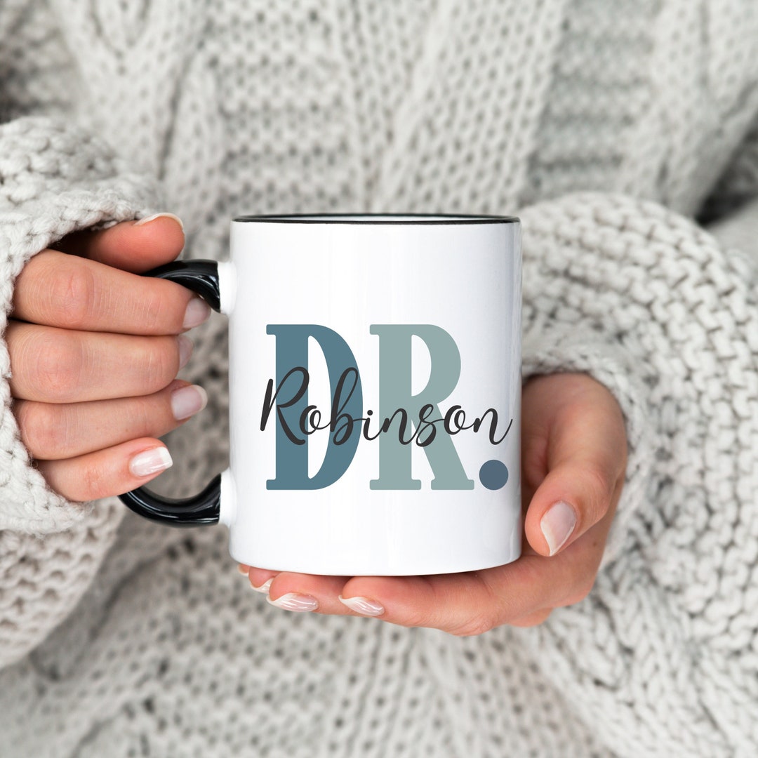 Custom Dr Mug, Doctor Gift, Medical School Graduation, Personalized Dr ...