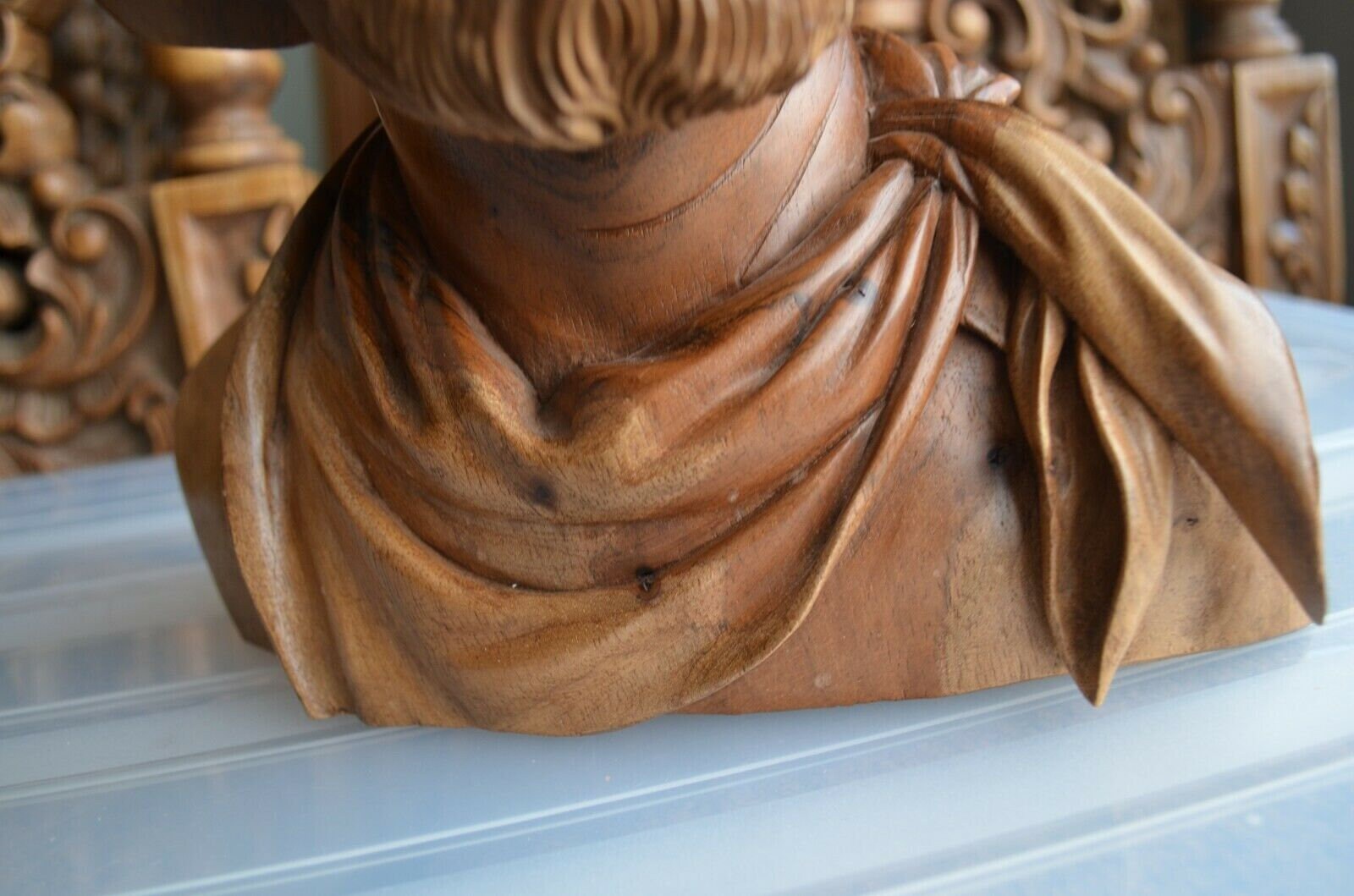 Hand Carved Wood Realistic Western Art Cowboy Sculpture Hand Carved ...