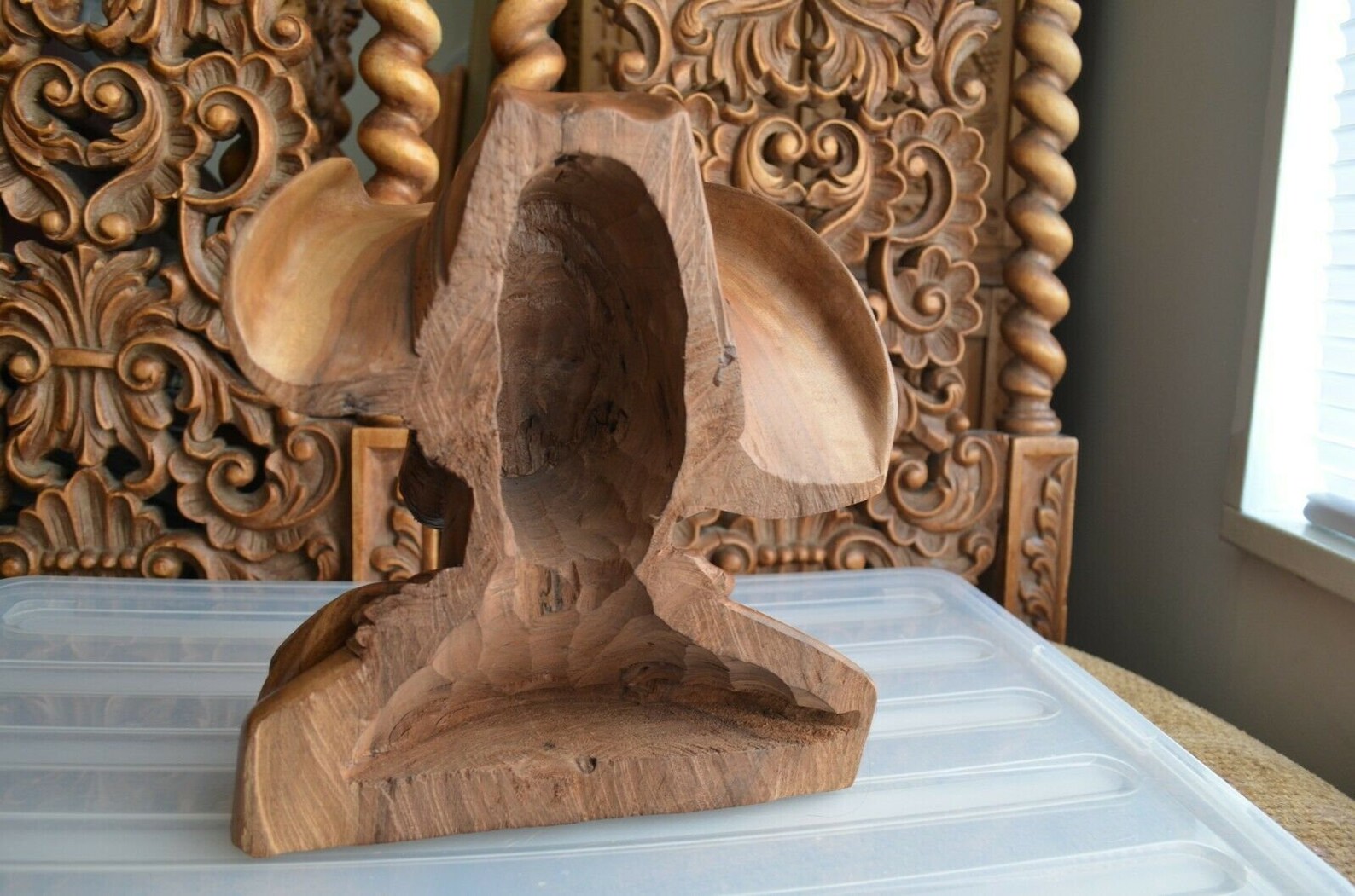 Hand Carved Wood Realistic Western Art Cowboy Sculpture Hand Carved ...