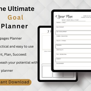 Goal Planner BUNDLE, 2024 Goals Tracker, SMART Goal Setting Kit, New ...