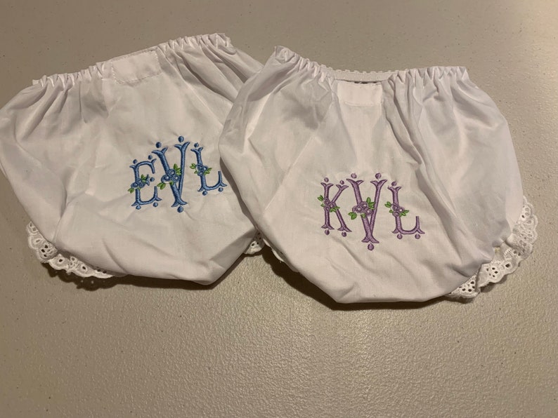 Monogrammed Bloomers - Etsy