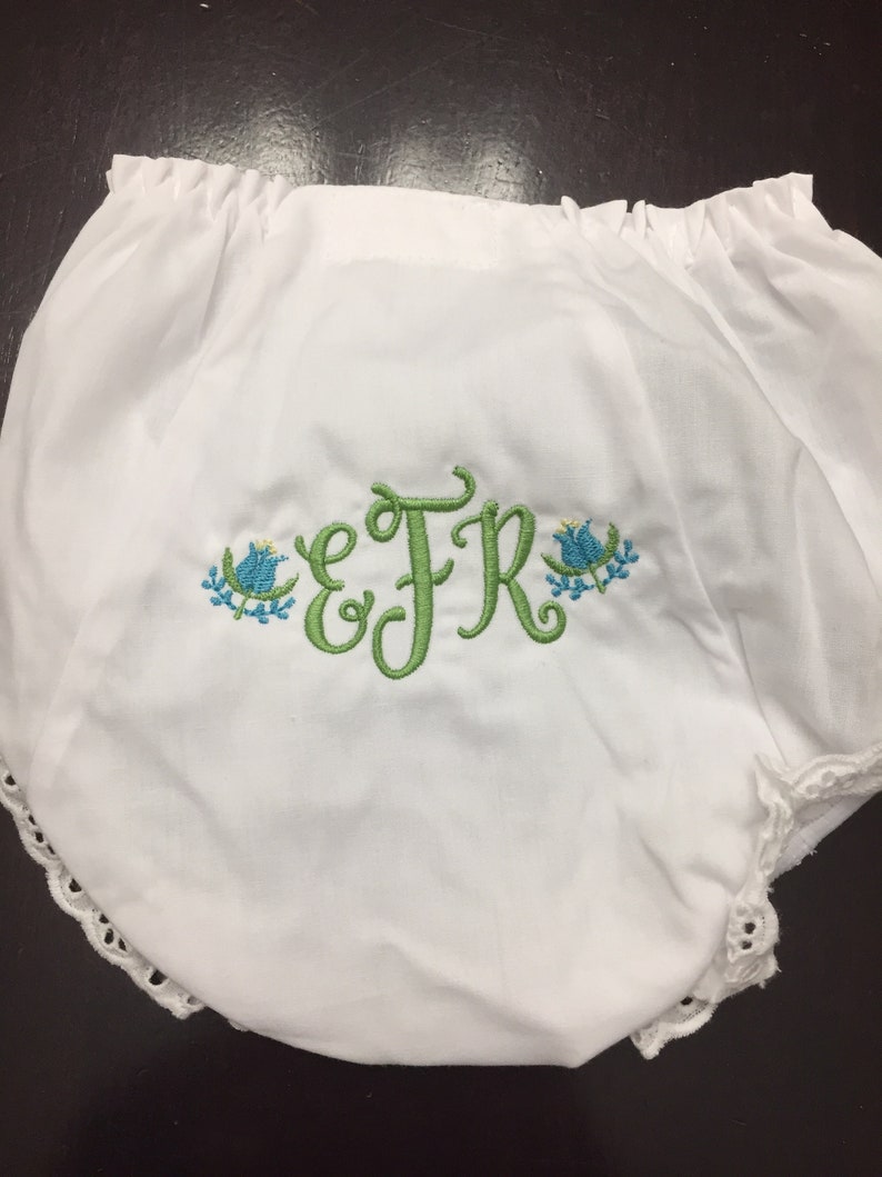 Monogrammed Bloomers - Etsy