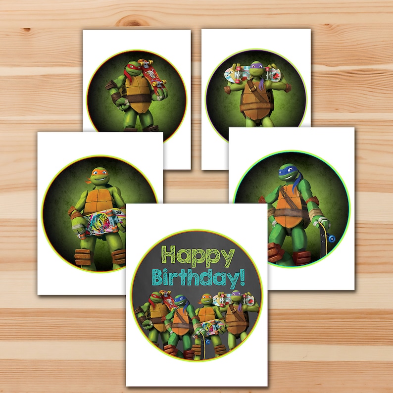 Teenage Mutant Ninja Turtles Centerpiece Party Sign Ninja | Etsy