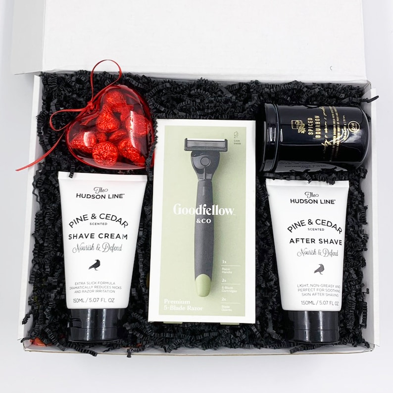 Gift Box for Men Shaving Set for Dad Fathers Day Gift for Husband Gift ...