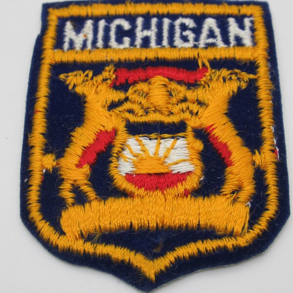 State Iron on Patches Michigan - Etsy