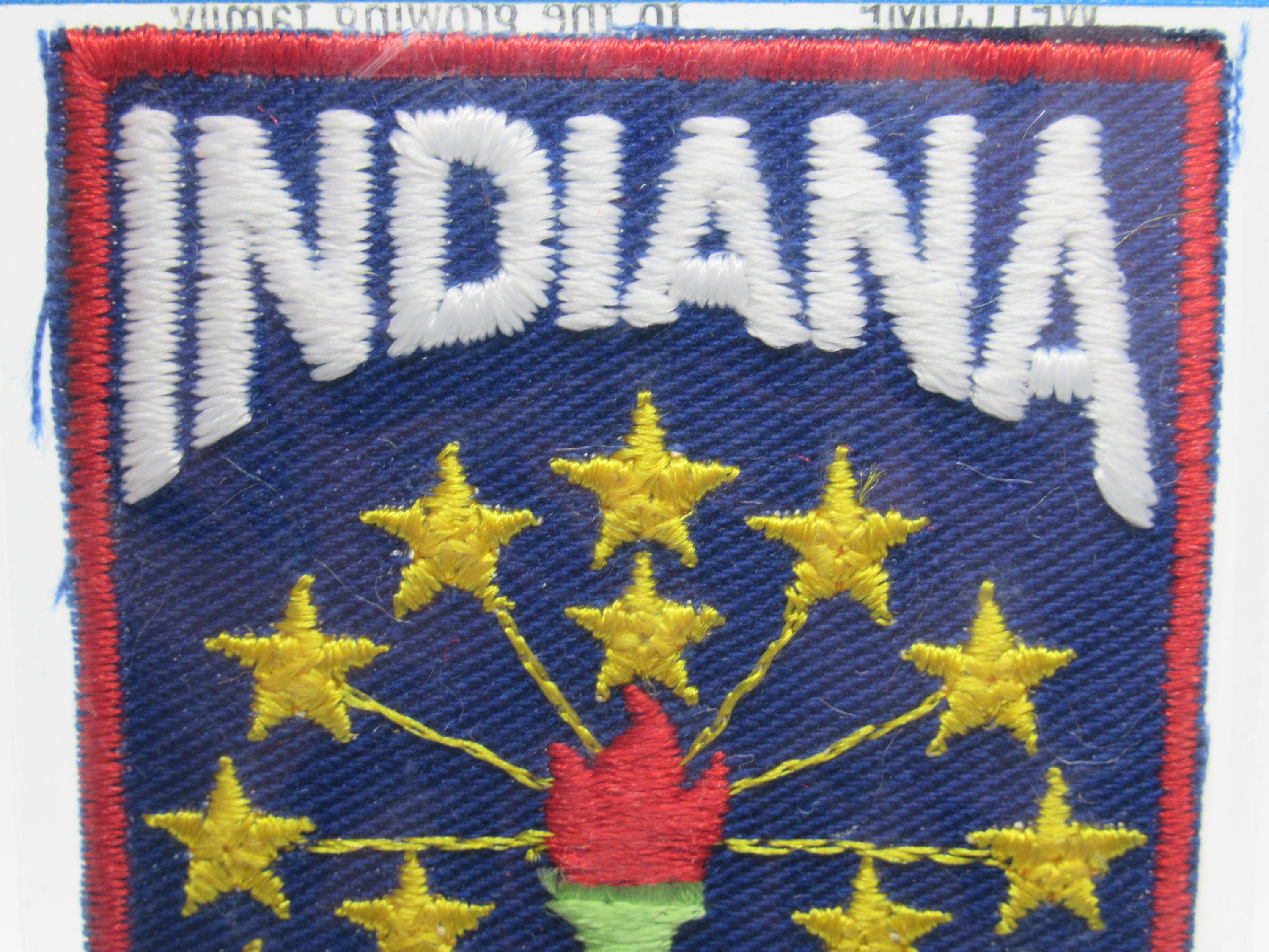 Indiana Flag 19th State NOS Vintage Souvenir Iron On Travel | Etsy