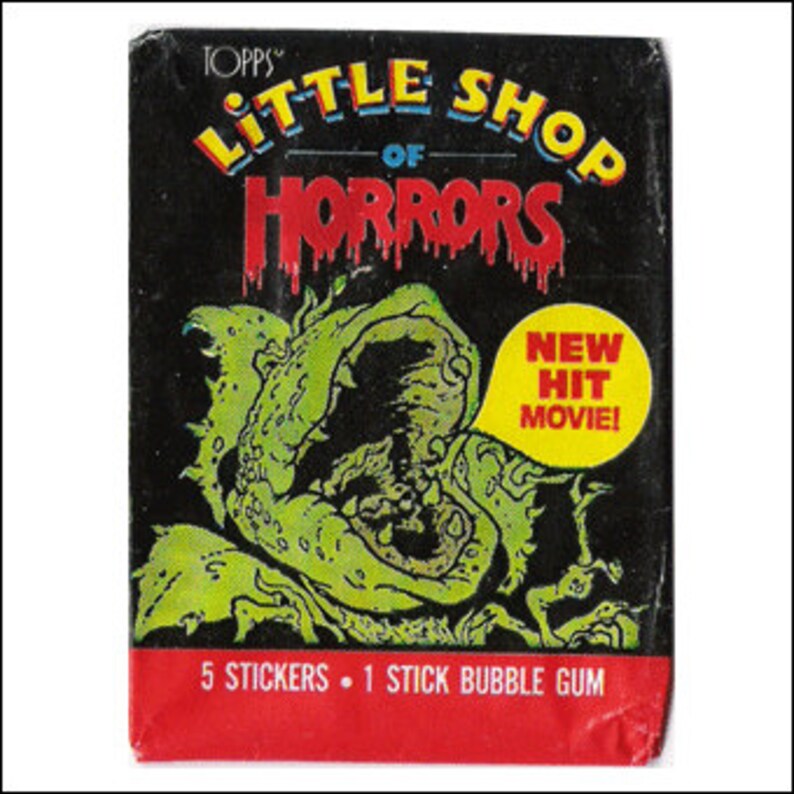 3 Packs of 1986 Little Shop of Horrors Unopened Trading Card - Etsy