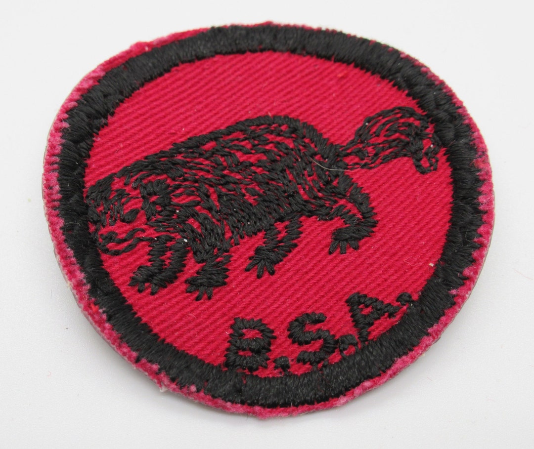 Wolverine BSA Iron on Circular Red Twill Animal Patrol Patch - Etsy UK