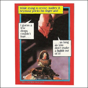 3 Packs of 1986 Little Shop of Horrors Unopened Trading Card - Etsy