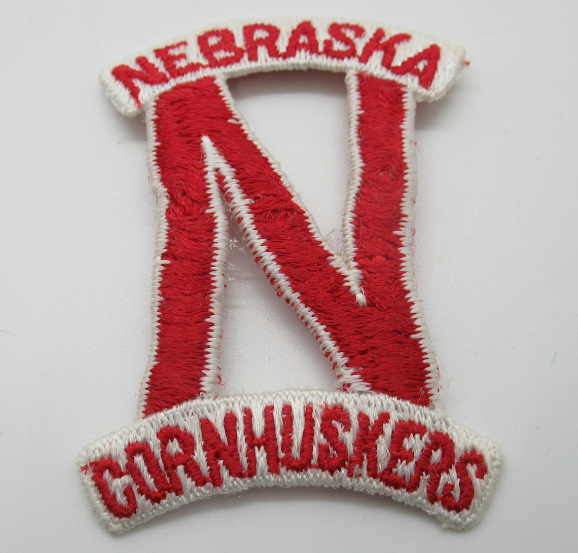 Nebraska University Cornhuskers NCAA Football Iron on Patch - Etsy
