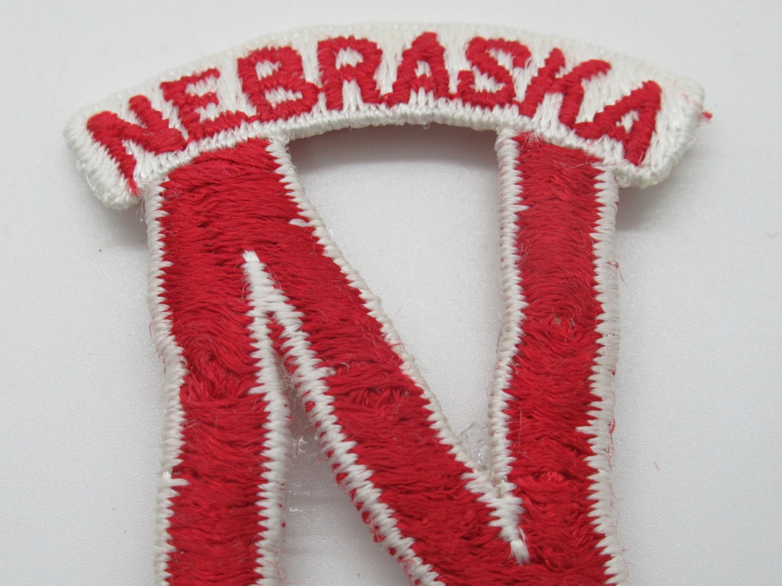 Nebraska University Cornhuskers NCAA Football Iron on Patch - Etsy