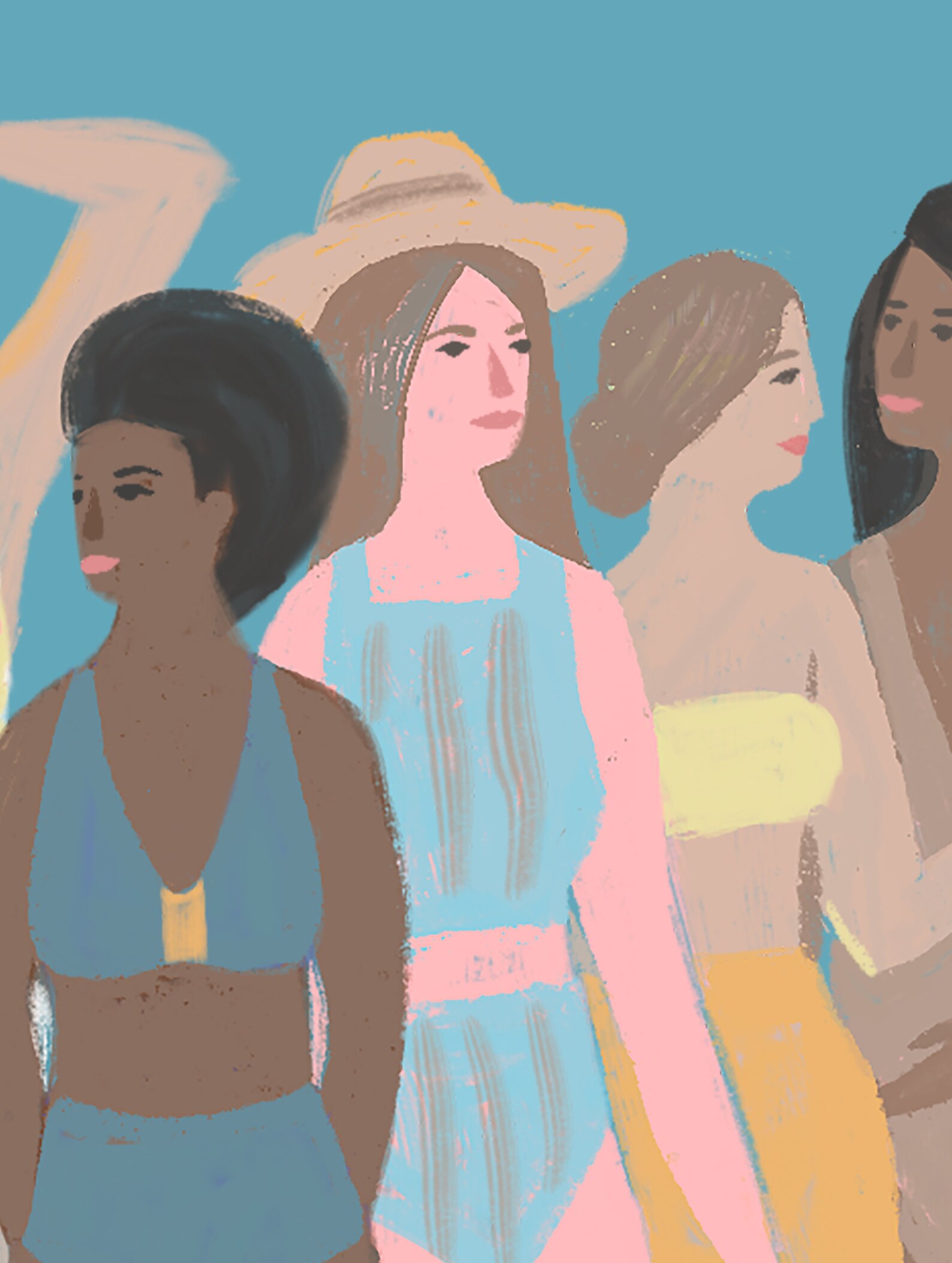 Swimmers Print - Etsy