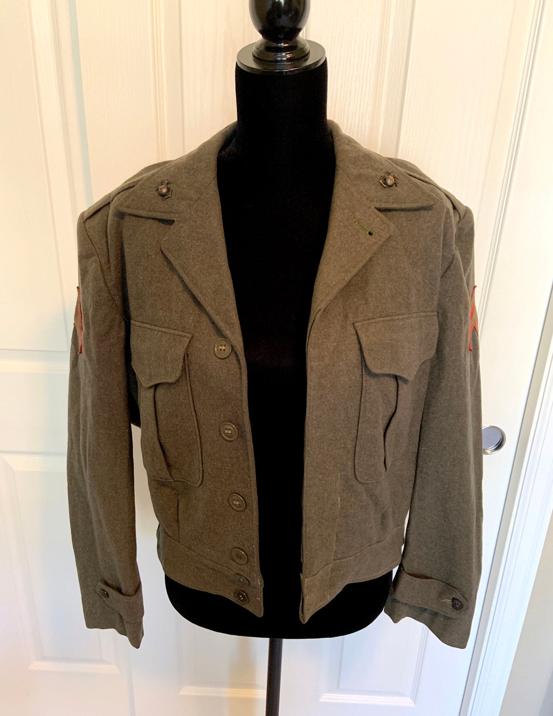 USMC Marine Corps Wool Uniform, Vintage Marine Corps Uniform, Wool ...