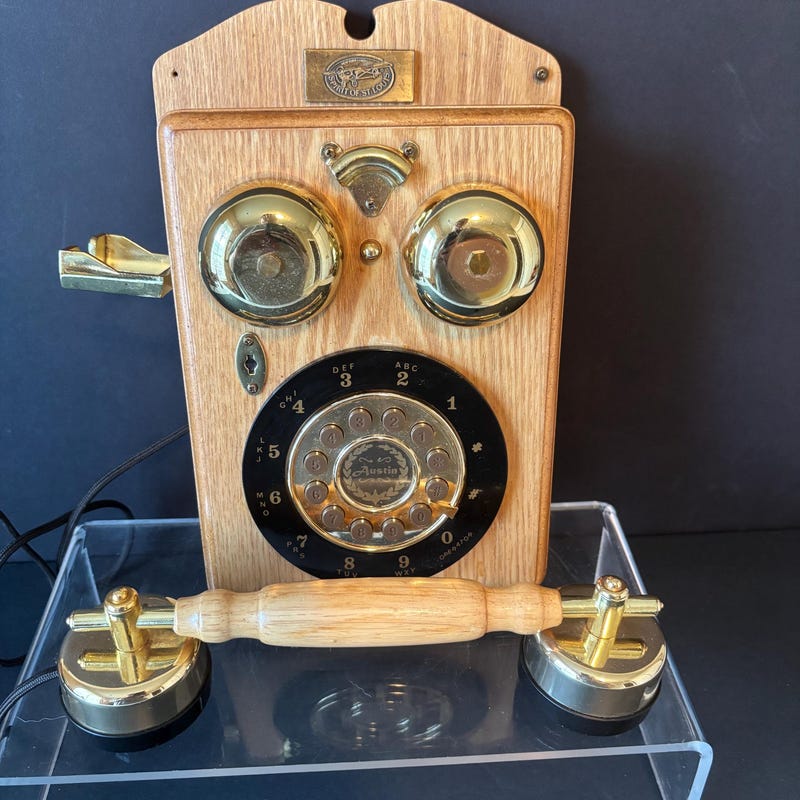 Antique Wall Mount Telephone - Etsy