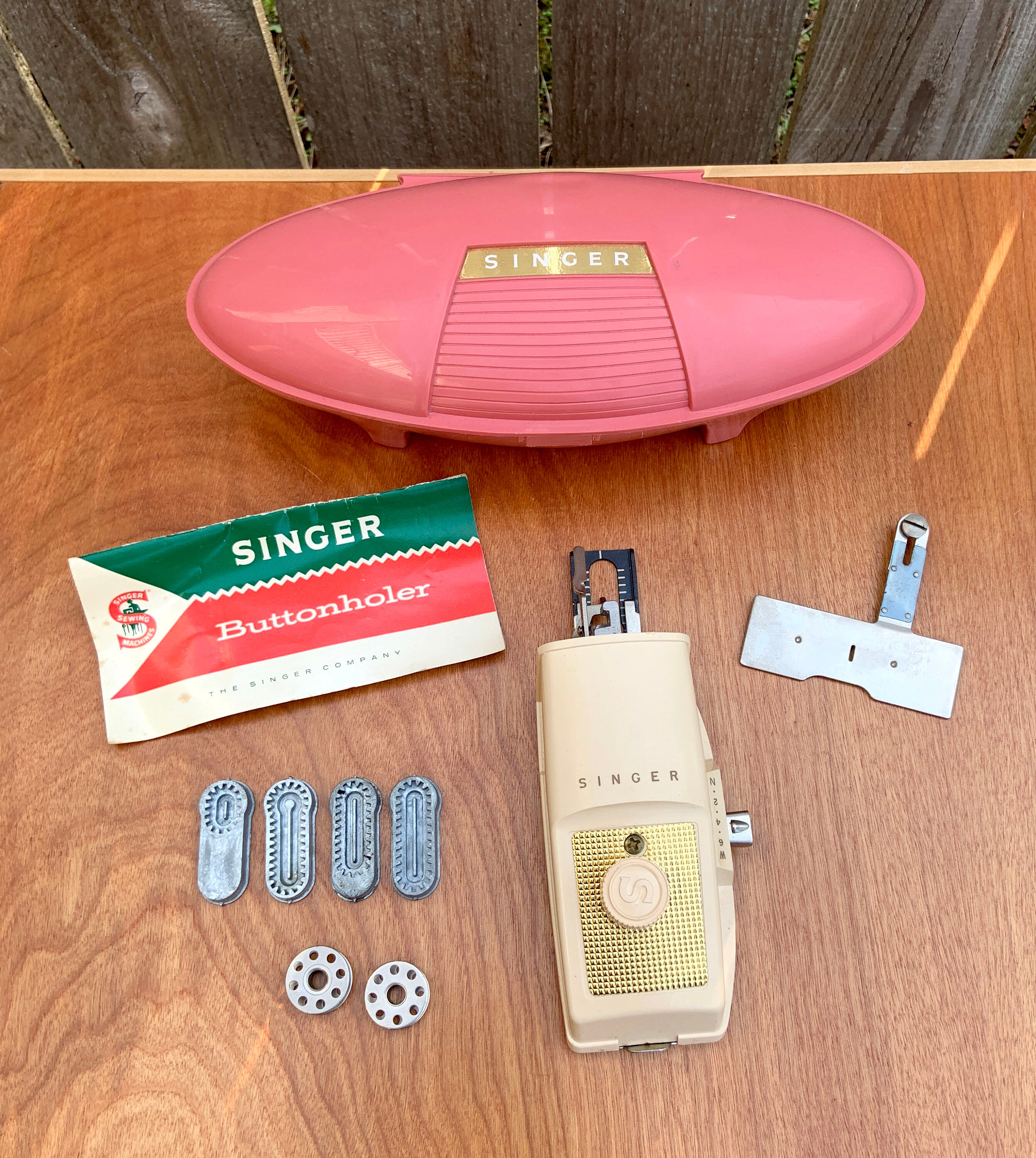 Vintage Singer Button Hole Maker Singer Sewing Parts Button - Etsy