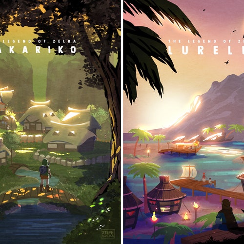 Breath of the Wild Hyrule Map Poster - Etsy