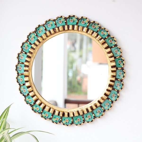 Turquoise Mirror - Etsy