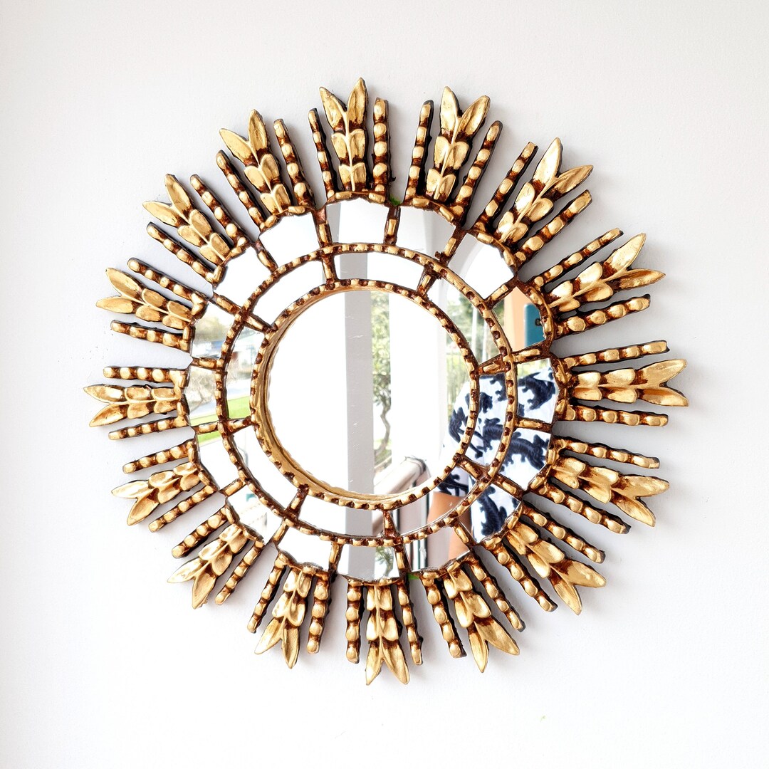 Peruvian Mirrors Leaflets 45cm Wall - Etsy