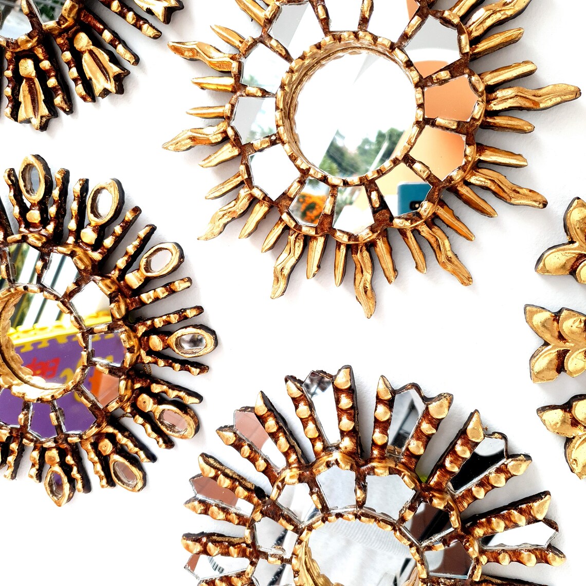 Peruvian Mirrors 25cm Estelar Decoración | Etsy