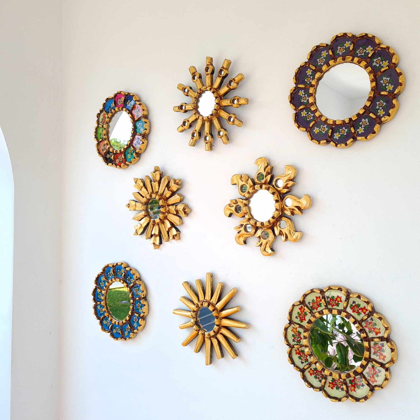 Peruvian Mirrors Sophisticated Collection 20cm 1 | Etsy