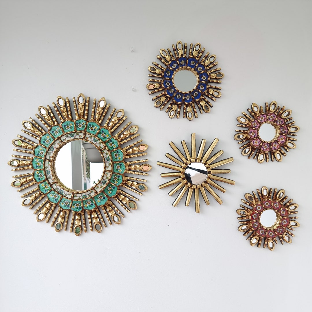 Peruvian Mirrors "medieval Turquoise" - Wall Mirror - Home Decoration ...